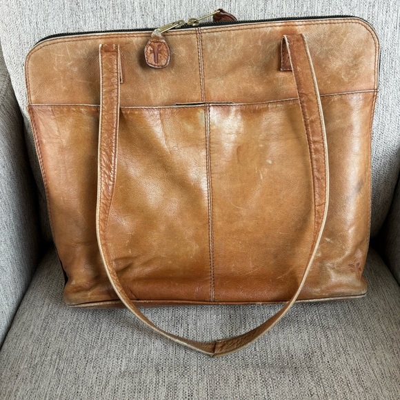 Frye | Bags | Vintage Fry Leather Expandable Shoulder Bag | Poshmark